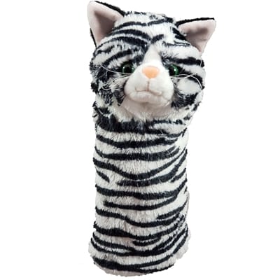 Black and White Cat Hybrid Golf Headcover - HeadcoversOnline.com